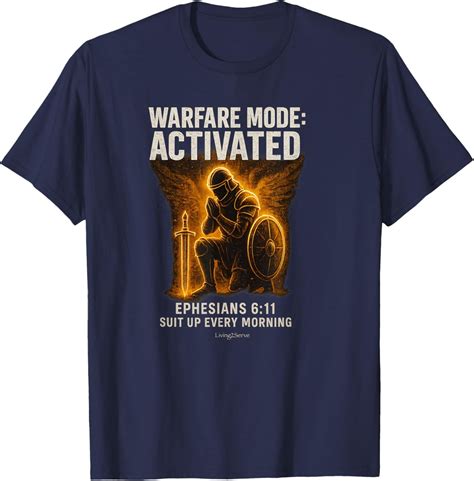 Tiny Hug Warfare Mode Activated Ephesians 6 11 Warrior Armor Of God T