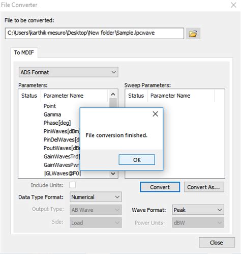 How To Convert Load Pull Data Acquired From Fdcs To Adsawr Compatible Format Focus Microwaves