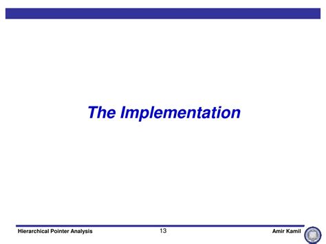 Ppt Hierarchical Pointer Analysis For Distributed Programs Powerpoint