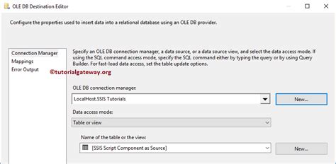 Ssis Script Component As Source