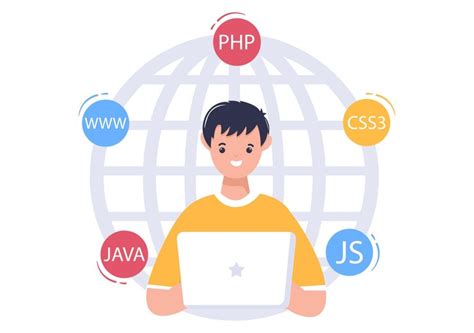 Premium Vector Software Development And Programming Code On Computer