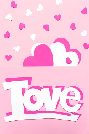 종이 종이 접기 하트와 발렌타인 데이 배경반으로 나누어져 있습니다 벡터 그림입니다 전단지 초대장 배너 인사말 카드에 이상적 0명에 대한 스톡 사진 및 기타 이미지 Istock