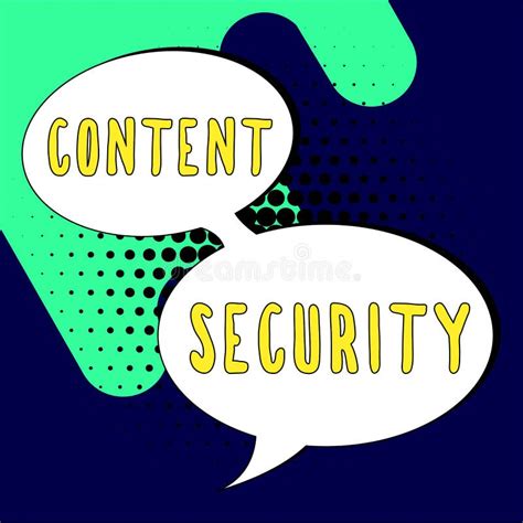 Conceptual Caption Content Security Business Showcase The Protection Against Deliberate Threats