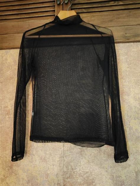 Напівпрозорий чорний гольф — ціна 60 грн у каталозі Водолазки Купити жіночі речі за доступною