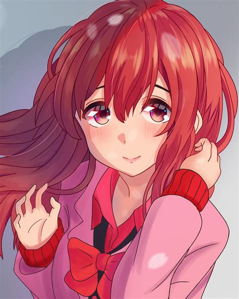 Red Hair Anime Girl Ranimeart