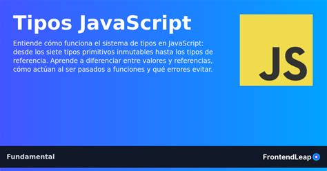 Tipos JavaScript