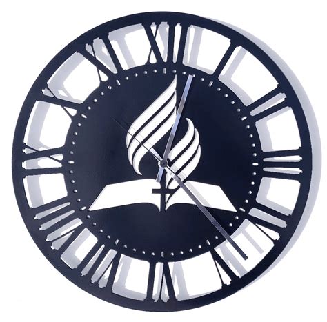 Metalcraft Clock Sda Logo Lifesource Christian Bookshop