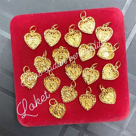 🔥loket Huruf Love Comel🔥macam² Huruf Ada🔥🔥emas Bangkok Murahhhhh🔥ada Cop 9i6 🔥 Shopee Malaysia