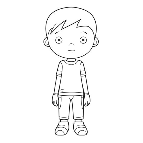 슬픈 표정 개요 스케치로 소년 색칠 페이지 그리기 벡터 인간의 그림 그리기 인물 개요 인체 스케치 Png 일러스트 및 벡터 에 대한 무료 다운로드 Pngtree