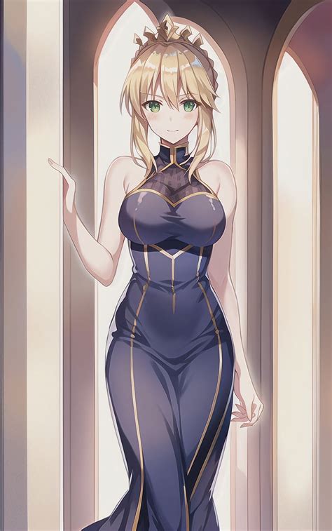 Lancer Artoria Pendragon Saber Fate Stay Night Image By Prixmal
