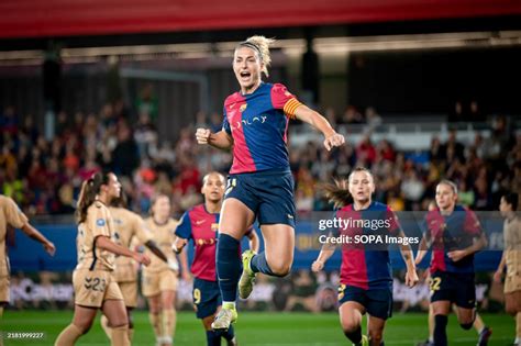 Alexia Putellas Celebrates A Goal During The Liga F Match Between Fc