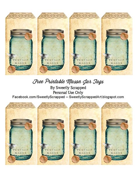Free Printable Mason Jar T Tags Artofit