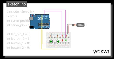 Keamanan Rumah Wokwi Arduino And Esp32 Simulator