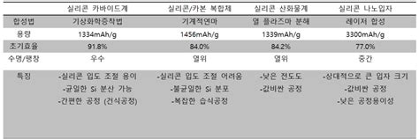 실리콘 음극재 Silicon Anode 수정완료 Reob 리오브