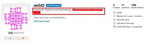 how to remove college information from a stack overflow profile meta stack overflow