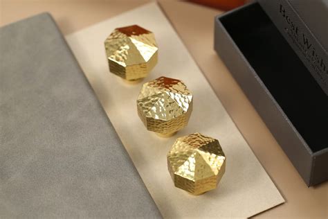 Octagon Hammered Cabinet Knobs Cupboard Brass Handle Knobs Drawer Knob Pulls Closet Knobs