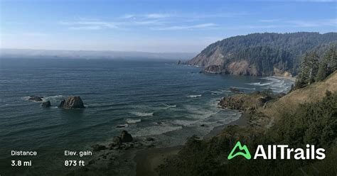 Indian Beach Trail Via Ecola State Park Oregon 3317 Reviews Map