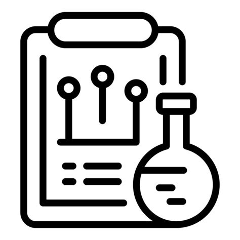 Premium Vector Data Clipboard Icon Outline Vector Business Graph