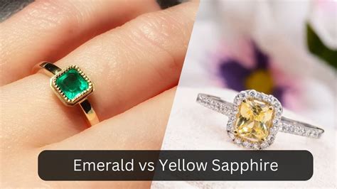 Emerald Vs Yellow Sapphire A Comprehensive Comparison Emerald Stone