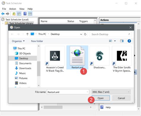 タスクスケジューラで作成したwindowsタスクの名前を変更する方法