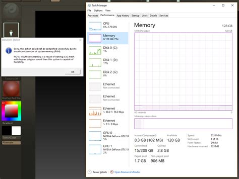 Zbrush Running Out Of Memory Question Zbrushcentral