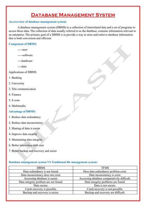 SOLUTION Database Management System Notes Studypool