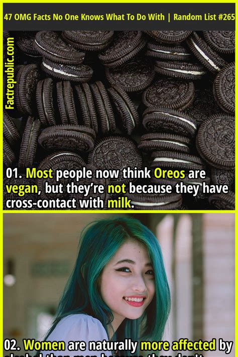 47 Omg Random Facts No One Knows What To Do With Random List 265