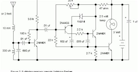Lightning Detector Circuit Diagram In 2024 Lightning Detector Circuit Diagram Detector