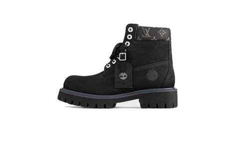 Louis Vuitton X Timberland 6 Premium Waterproof Boot Black Dead Stock
