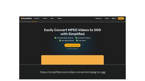 Simplified Seamlessly Convert Mpeg Videos To Ogg — Simplify Your Multimedia Experience