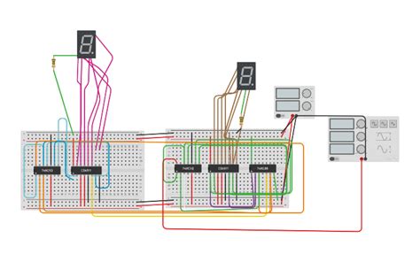 Circuit Design Contador De 0 A 99 Tinkercad