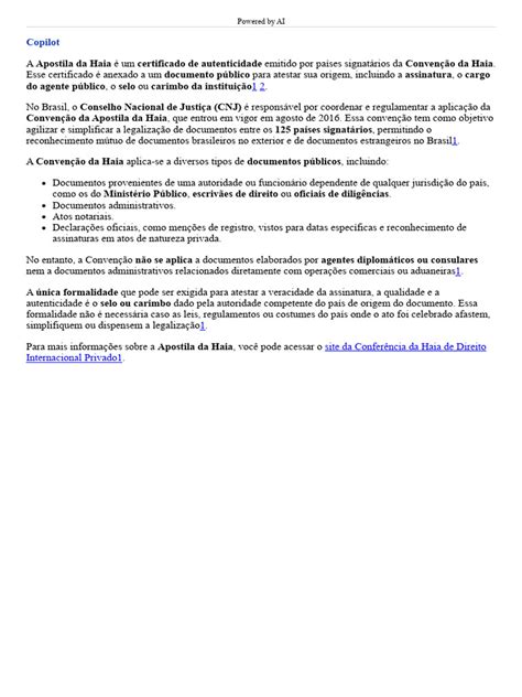 Resumo Apostila De Haia Pdf