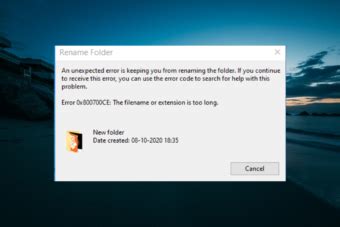 The Filename Or Extension Is Too Long Here S A Fix