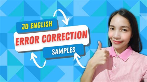 Error Correction Verbal Ability At Irene Tingley Blog