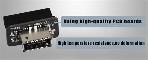 Usb 3 2 Gen 1 To Usb 3 2 Gen 2 Header Adapter Usb 3 1 Front Panel Socket Key A Type