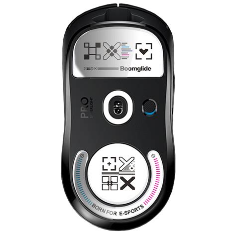 Glass Skates Boomglide One Piece Black For Logitech G502x Series