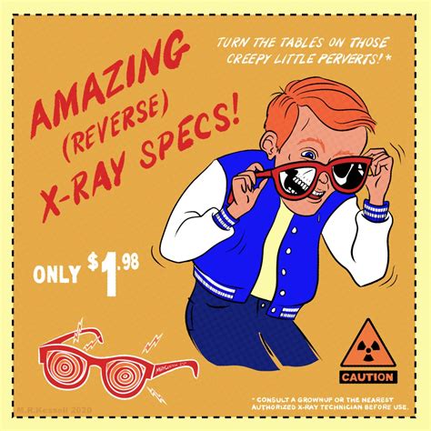 Amazing Reverse X Ray Specs M R Kessell