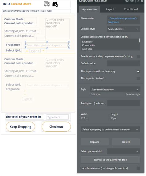 Button Outside The Repeating Group Database Bubble Forum
