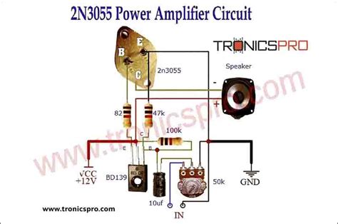 Audio Amplifier Circuit Diagram Using 2n3055 At Saul Carroll Blog