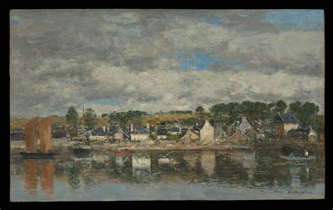 Eugène Boudin Village By A River The Metropolitan Museum Of Art