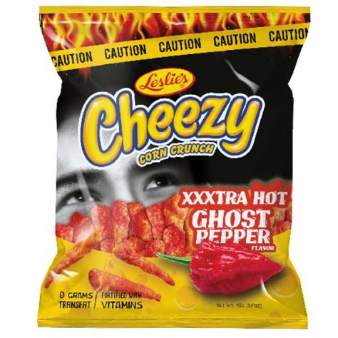Cheezy Extra Hot Ghost Pepper Flavored Snack