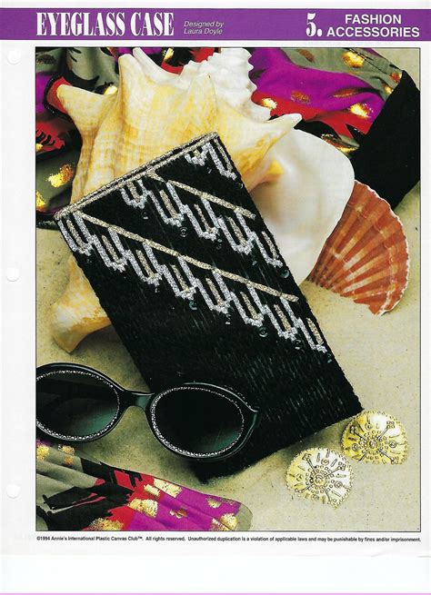 Eyeglass Case Plastic Canvas Patternannies International Plastic