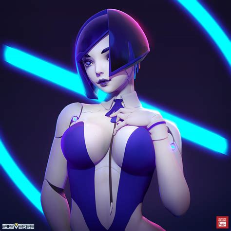 《subverse》主要角色介绍 美术设定图 3d建模图