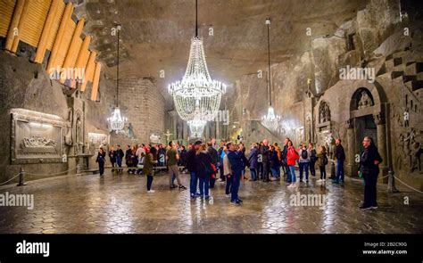 Wieliczka Salt Mine Chapel Of St Kinga Poland Europe Krakow Eu Unesco