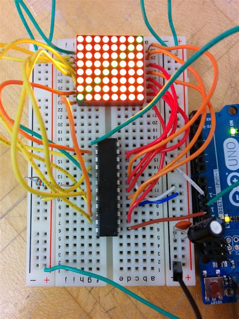 8x8 Bicolor Led Matrix With Max7219 Leds And Multiplexing Arduino Forum