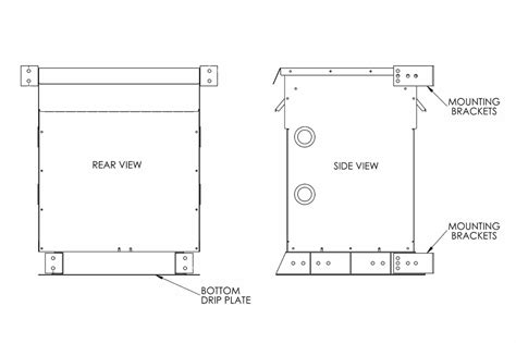 Larson Electronics Wall Mount Bracket Kit For Up To 75 Kva Dry Type