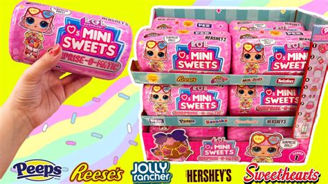 New Lol Surprise Mini Sweets Full Case Unboxing Candy Brands Lol