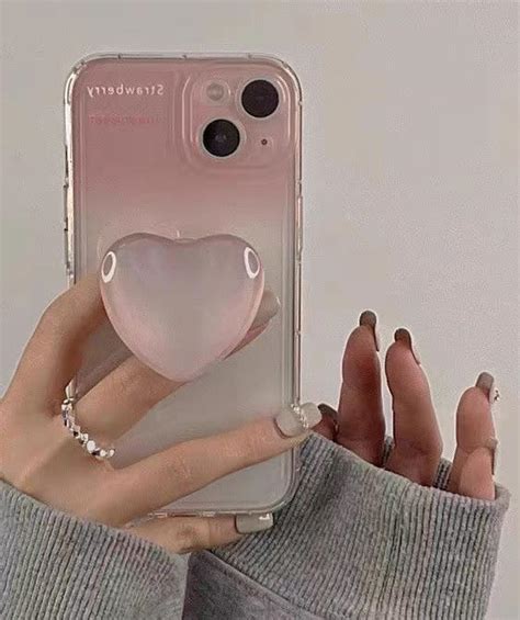 🍓스트로베리🍓 핑크 아이폰 케이스 사랑스런 스마트톡 하트 케이스 15기종 추가 에이블리