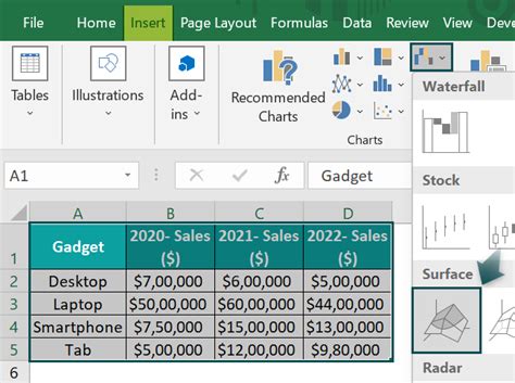 3d plot in excel example how to create 3d chart graph