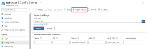 configure your managed spring cloud config server azure spring apps
